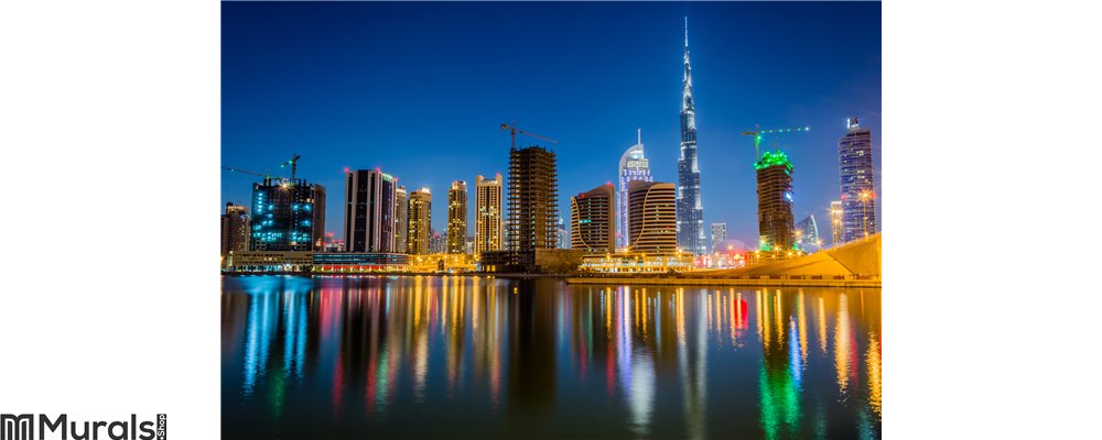Dubai skyline Wall Mural