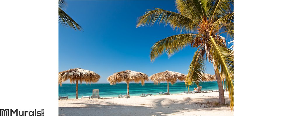 Caribbean Island Paradise Wall Mural